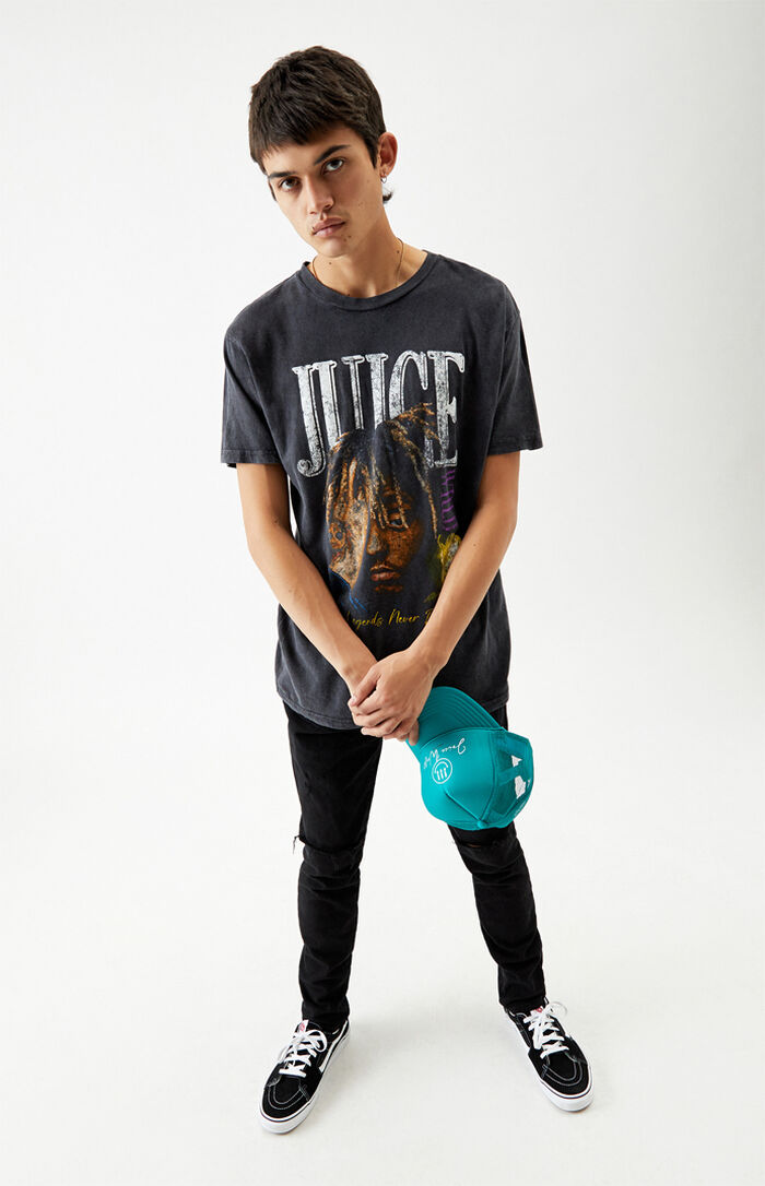 West Coast Choppers Juice WRLD White Rose T-Shirt | PacSun