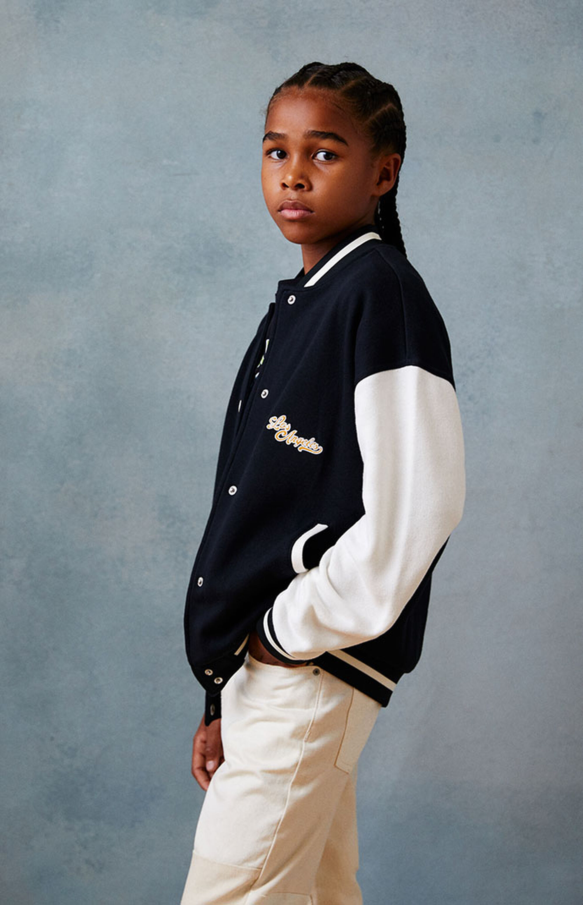 Pacsun Kids Fleece Varsity Jacket | PacSun