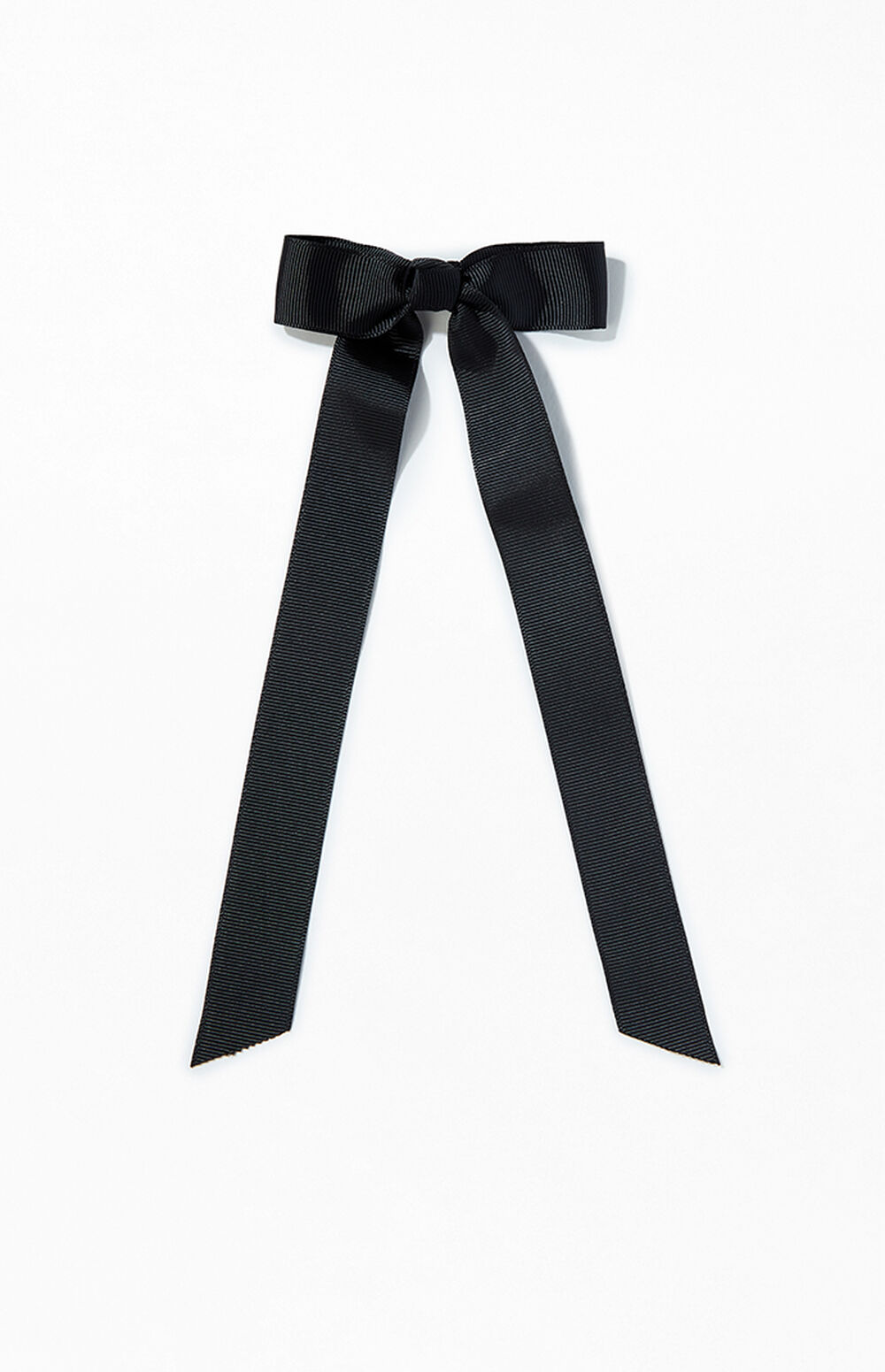 LA Hearts Ribbed Single Loop Bow Barrette | PacSun