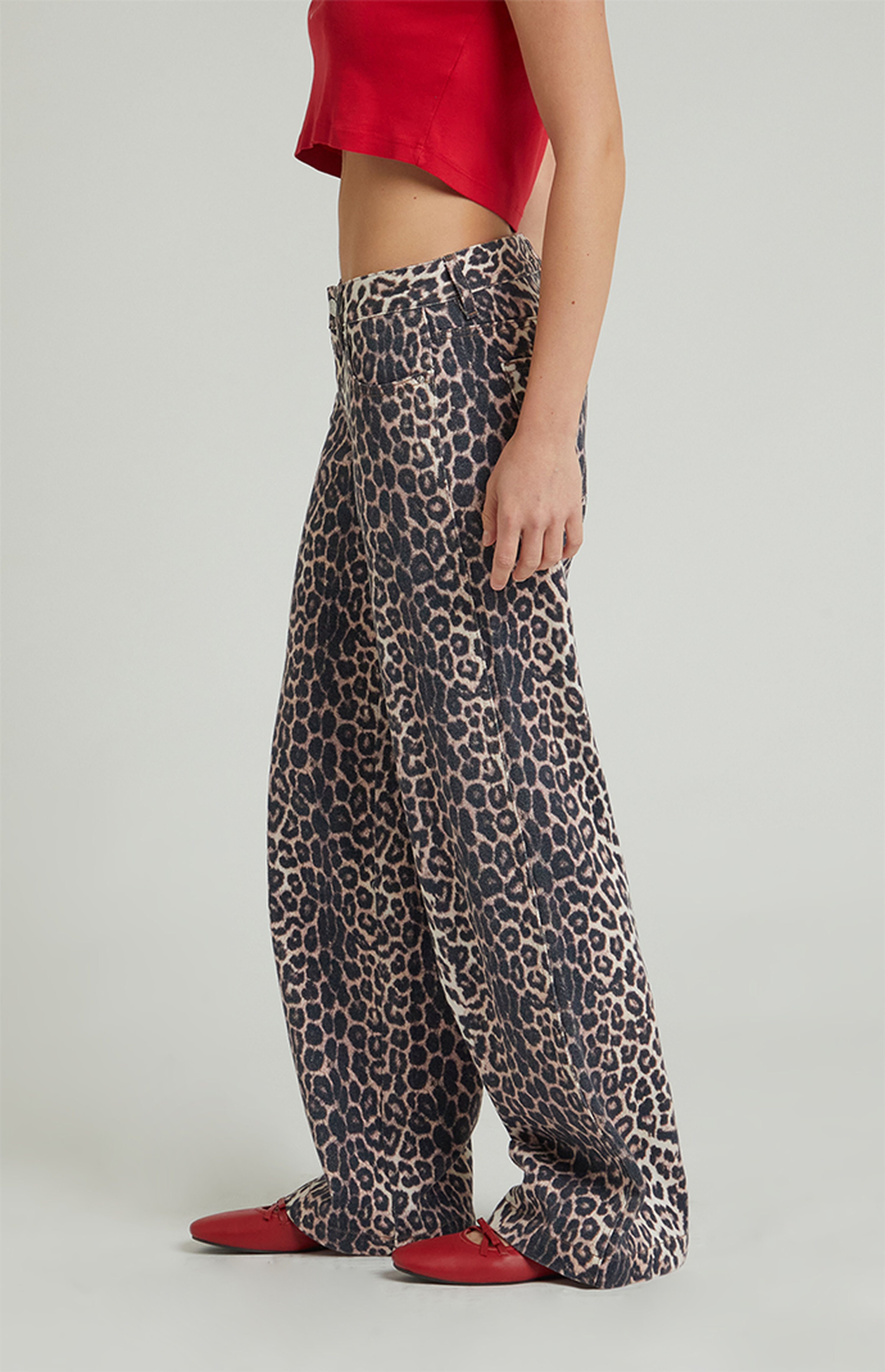Pacsun Casey Low Rise Baggy Jeans Leopard | PacSun