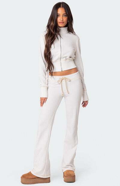 Edikted Alexia Low Rise Sweatpants | Pacsun