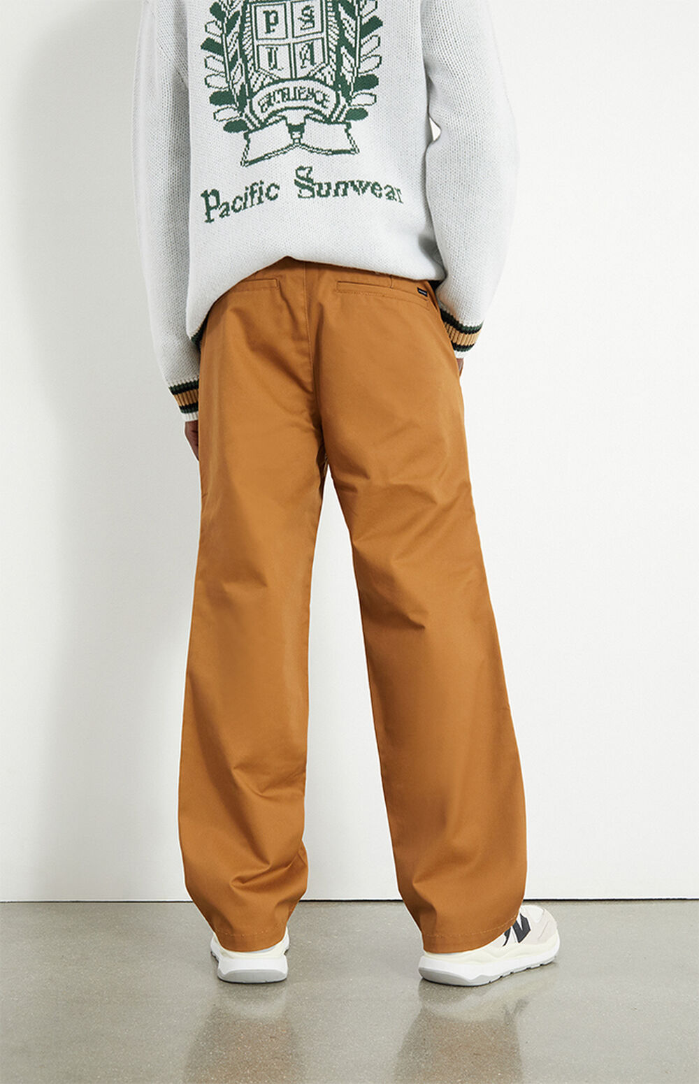 Pacsun Tan Straight Loose Chino Pants | Pacsun