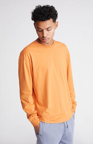 PS Basics Caramel Regular Fit Long Sleeve T-Shirt | PacSun