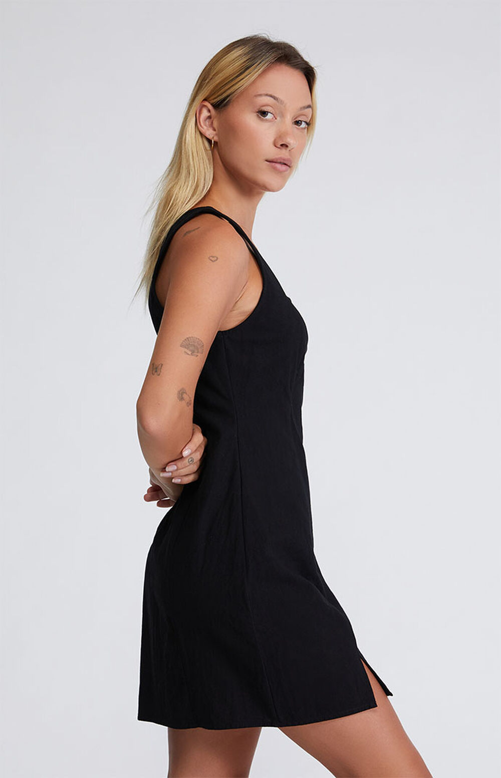 LA Hearts Double Slit Mini Dress | Pacsun