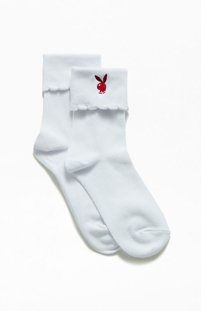 Playboy By PacSun Fold-Over Socks | Pacsun