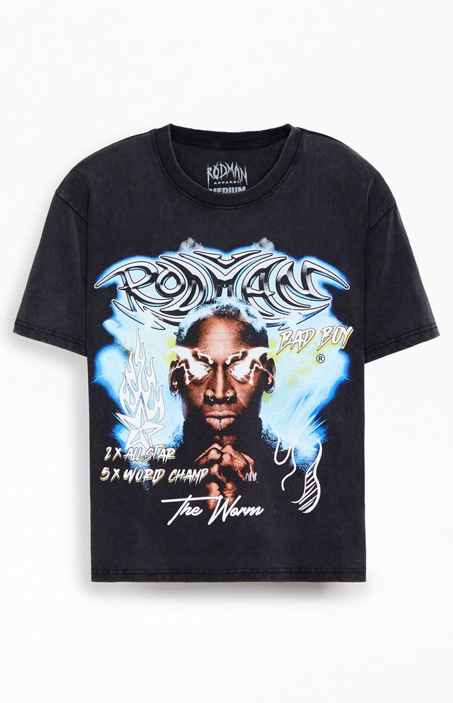 RODMAN BRAND Dennis Rodman Electric Eye Oversized T-Shirt | PacSun