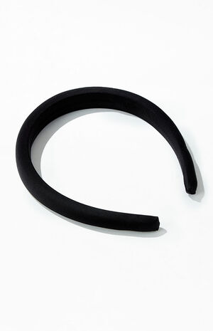 LA Hearts Black Basic Headband | PacSun