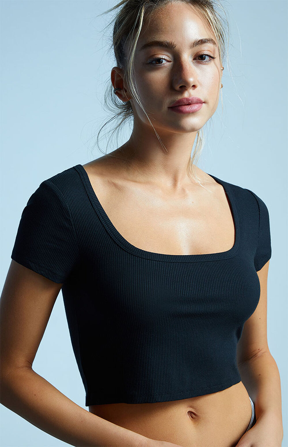 PS Basics by Pacsun Scoop Ribbed Baby T-Shirt | PacSun