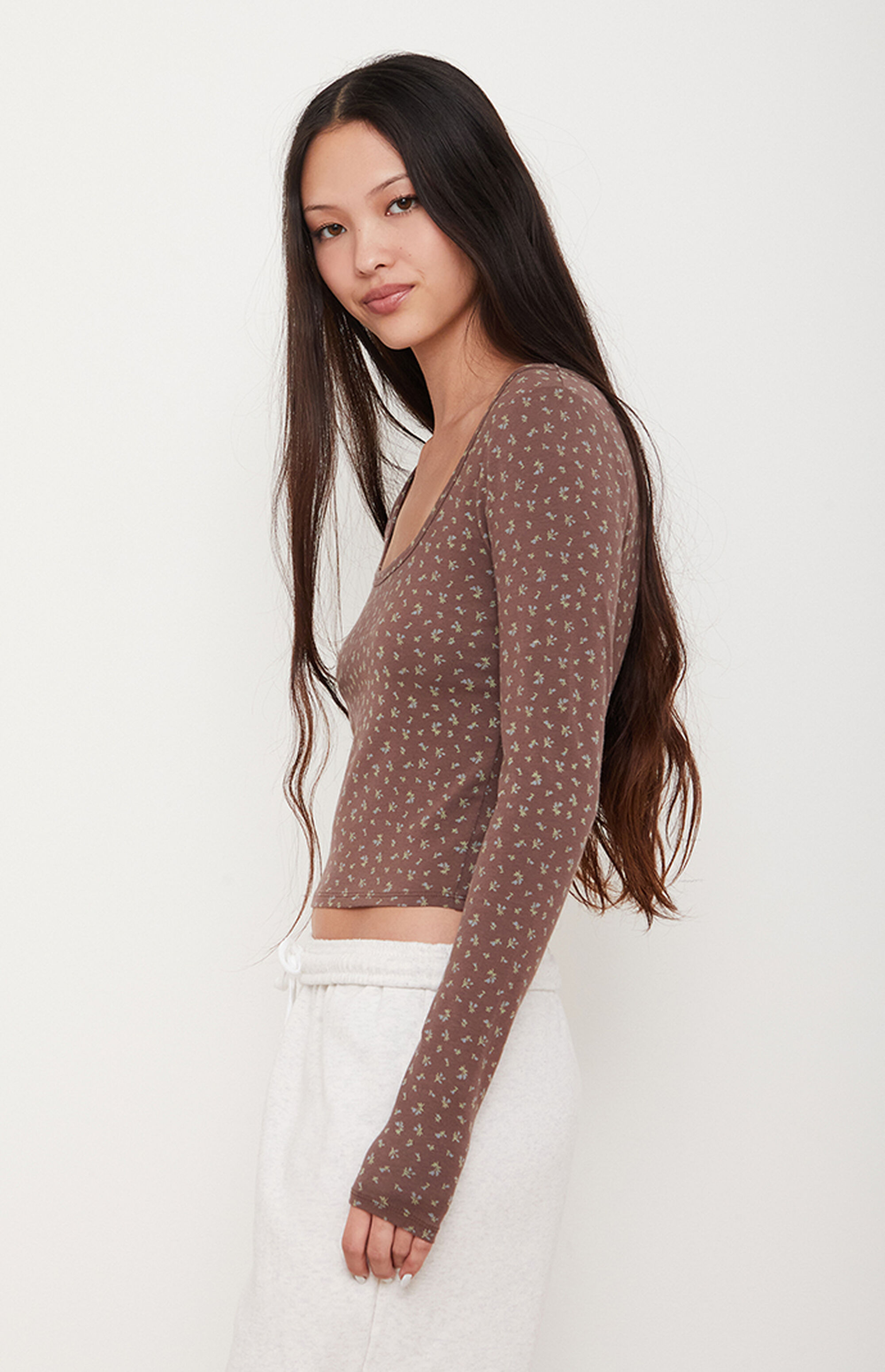 Est. PAC 1980 Scooped Out Long Sleeve Top | Pacsun
