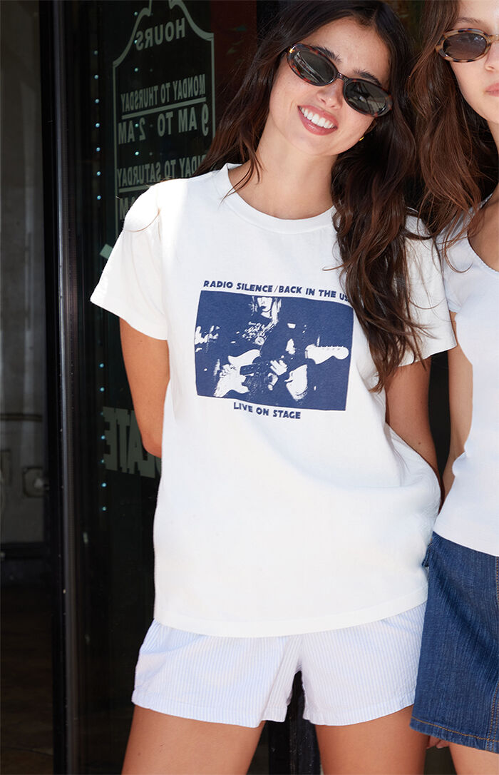 John Galt Radio Silence Back In The USA T-Shirt | Pacsun