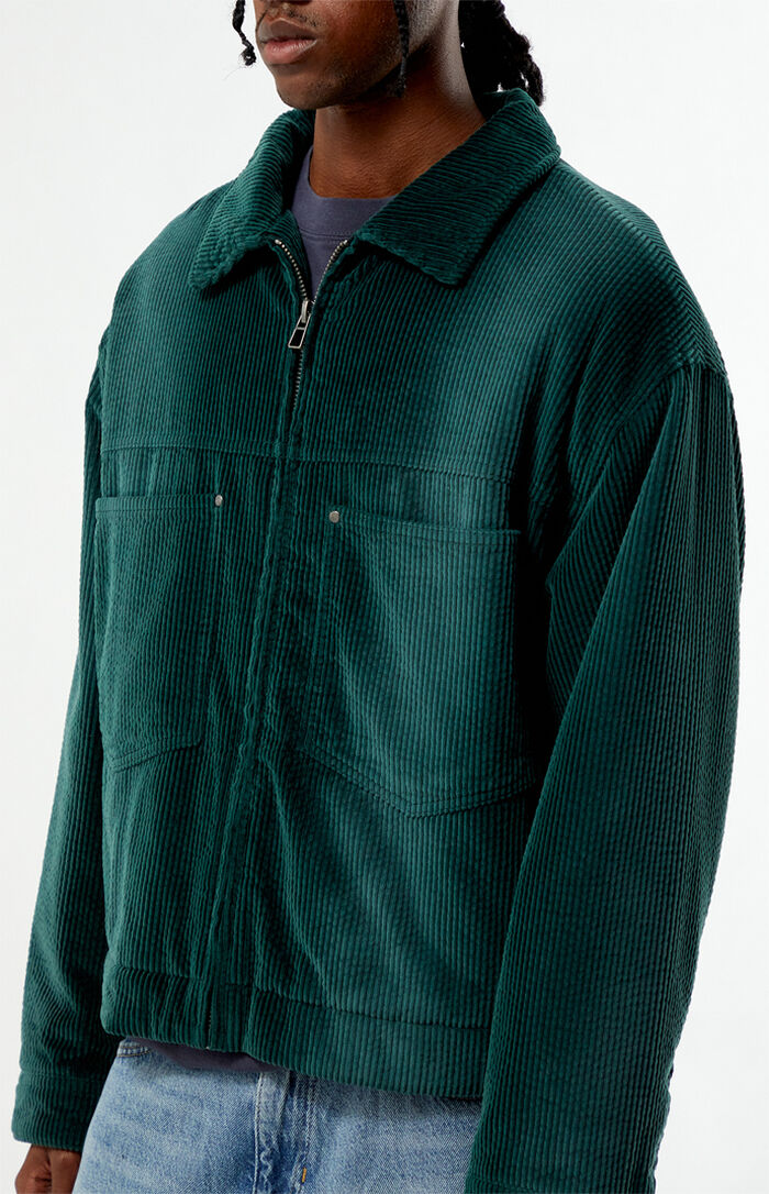 Pacsun Green Corduroy Billie Gas Jacket | Pacsun