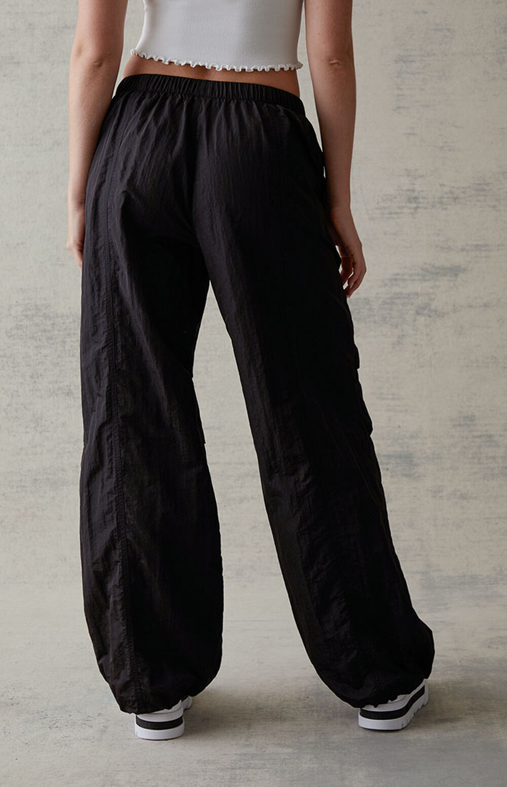 Pacsun Crinkle Bungee Pull-On Pants | Pacsun