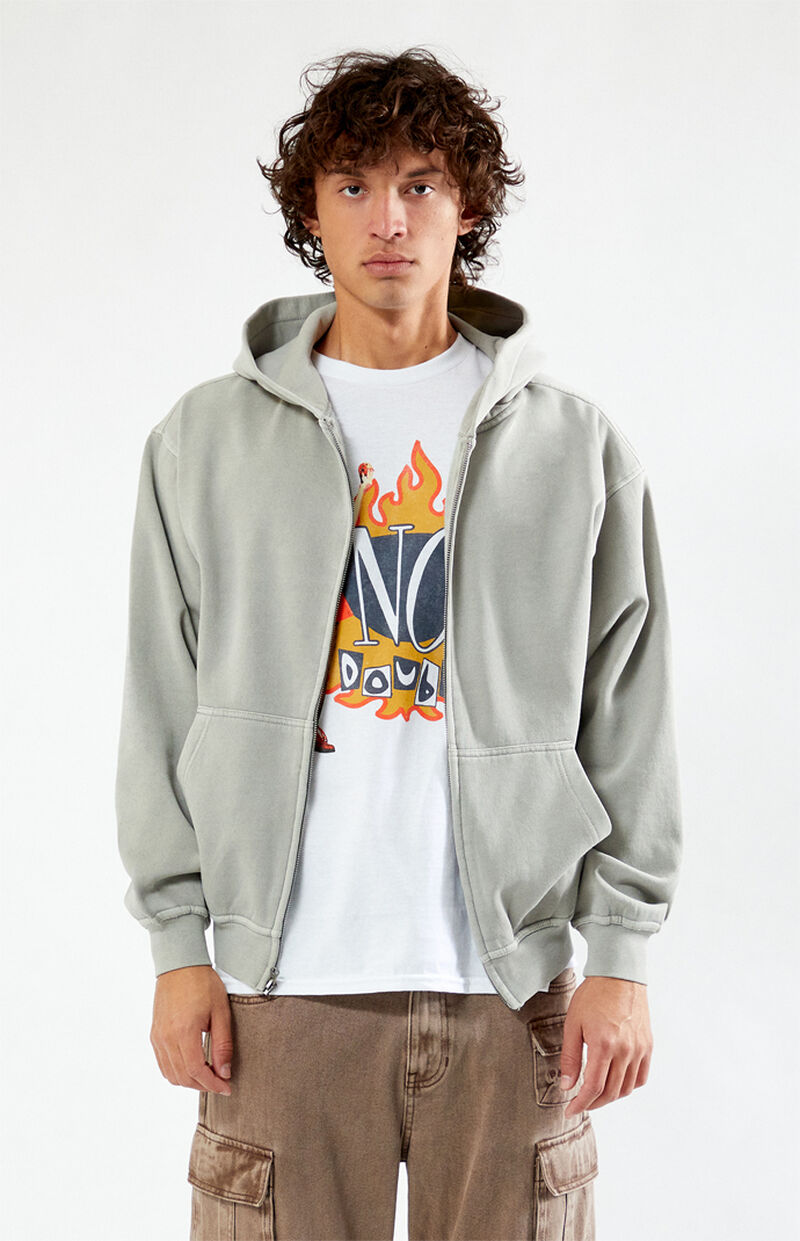 Pacsun Vintage Washed Full Zip Hoodie | PacSun