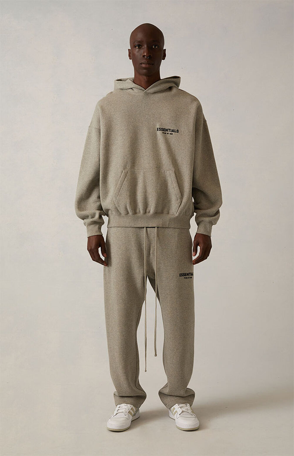 Fear of God ESSENTIALS Dark Oatmeal Hoodie | Pacsun