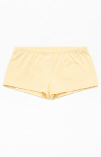 John Galt Yellow Boxer Boyshorts | PacSun