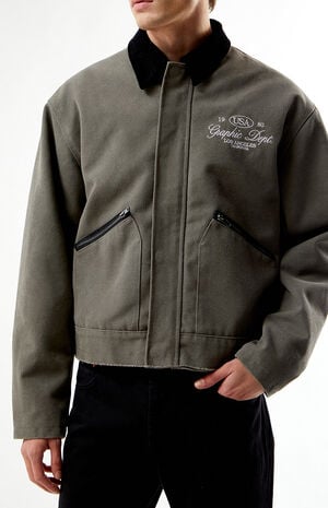 Pacsun Graphic Dept. Cropped Gas Jacket | PacSun