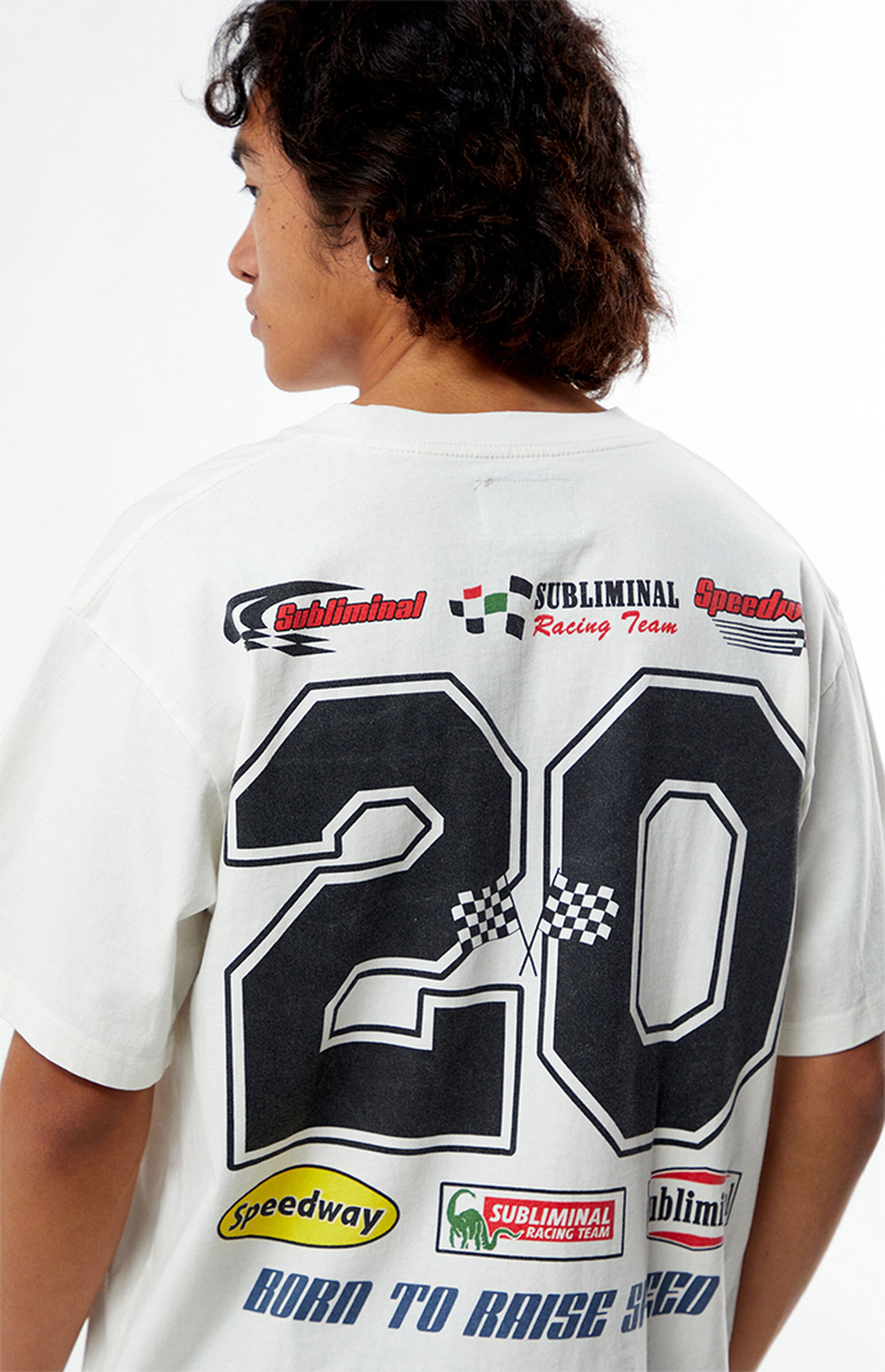 Pacsun Subliminal Racing Oversized T-Shirt | PacSun