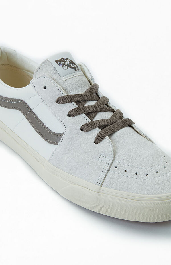 Vans Cream Sk8-Low Shoes | Pacsun
