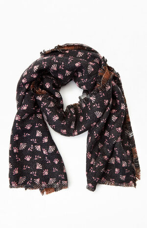 Shiraleah Yale Plaid & Floral Scarf | PacSun