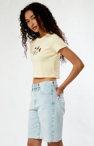 Pacsun Light Indigo Baggy Jorts | PacSun