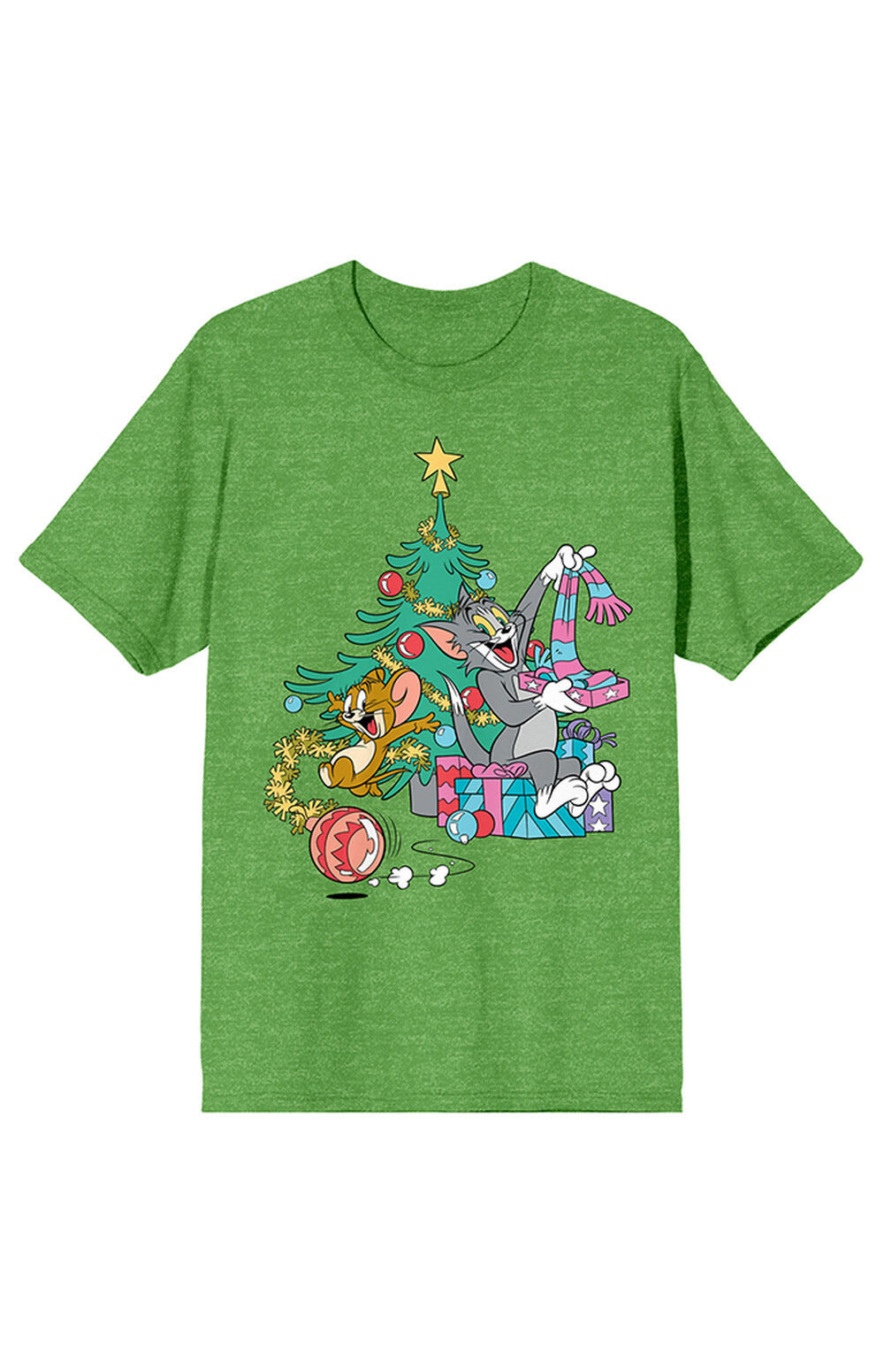 Tom & Jerry Opening Presents T-Shirt | PacSun
