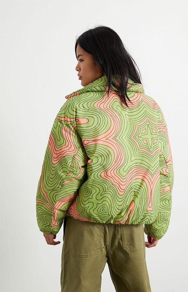 Obey Wavy Amber Puffer Jacket | PacSun