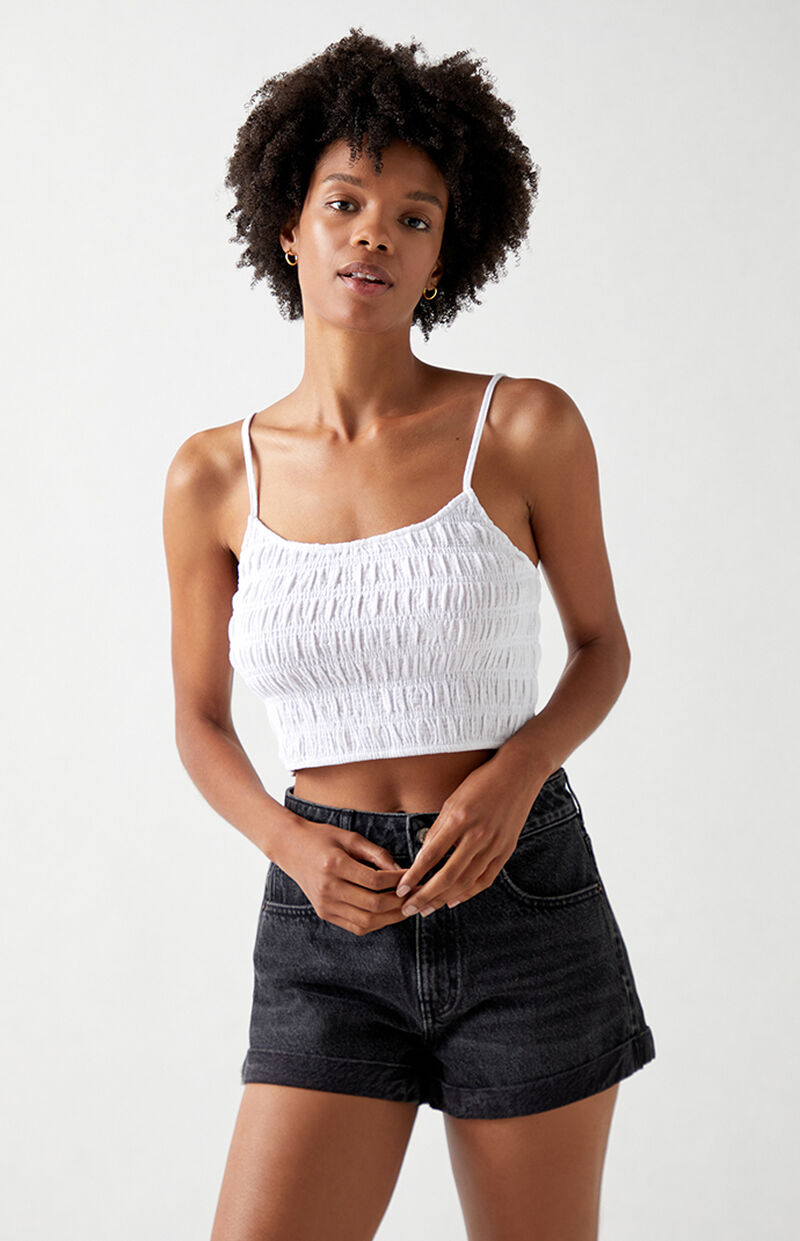 LA Hearts Variegated Smocked Tank Top | PacSun