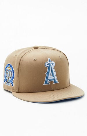 angels throwback fitted hat