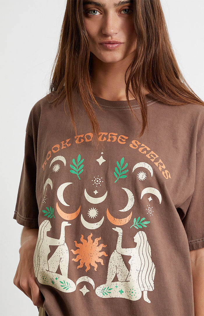 Golden Hour Look To The Stars Oversized T-Shirt | PacSun