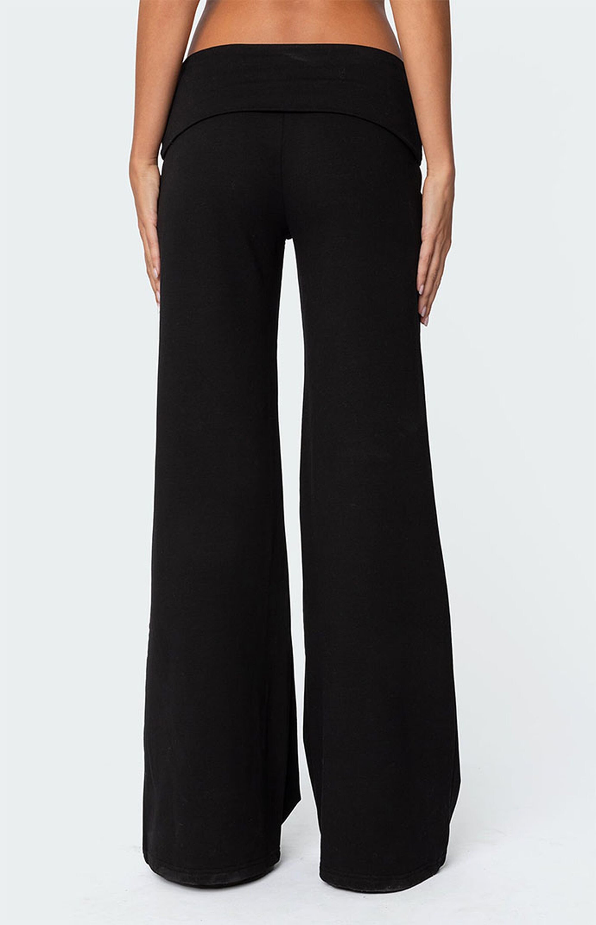 Edikted Wide Leg Fold Over Pants | PacSun