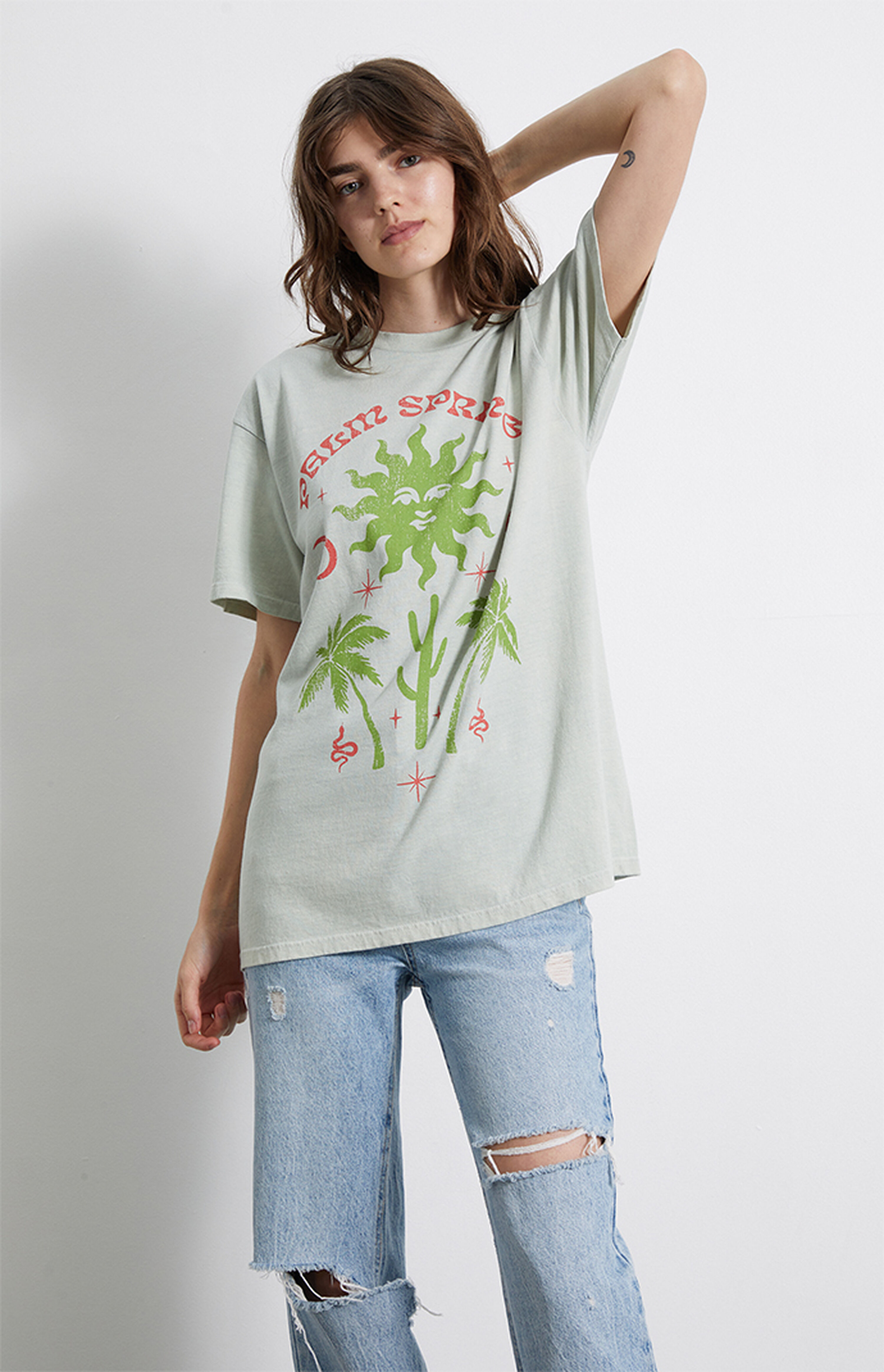 Golden Hour Palm Springs Icons Oversized T-Shirt | Pacsun