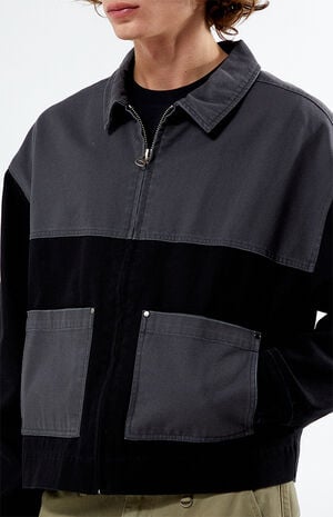 Pacsun Black Blocked Yoke Jacket | PacSun
