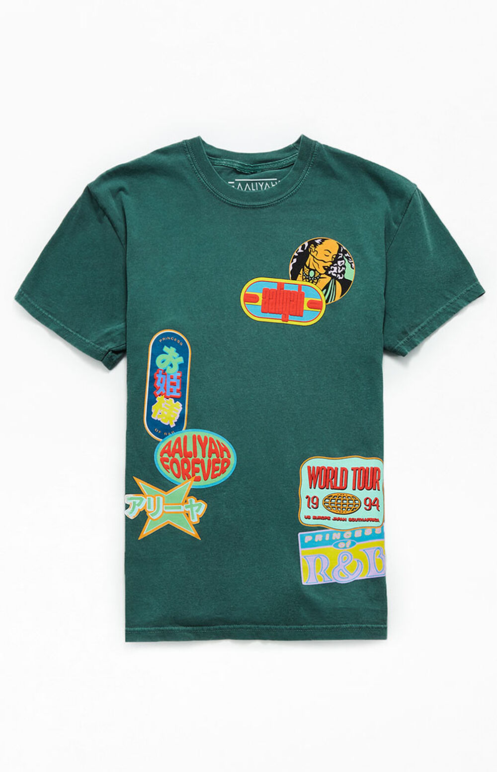 Aaliyah Stickers T-Shirt | PacSun