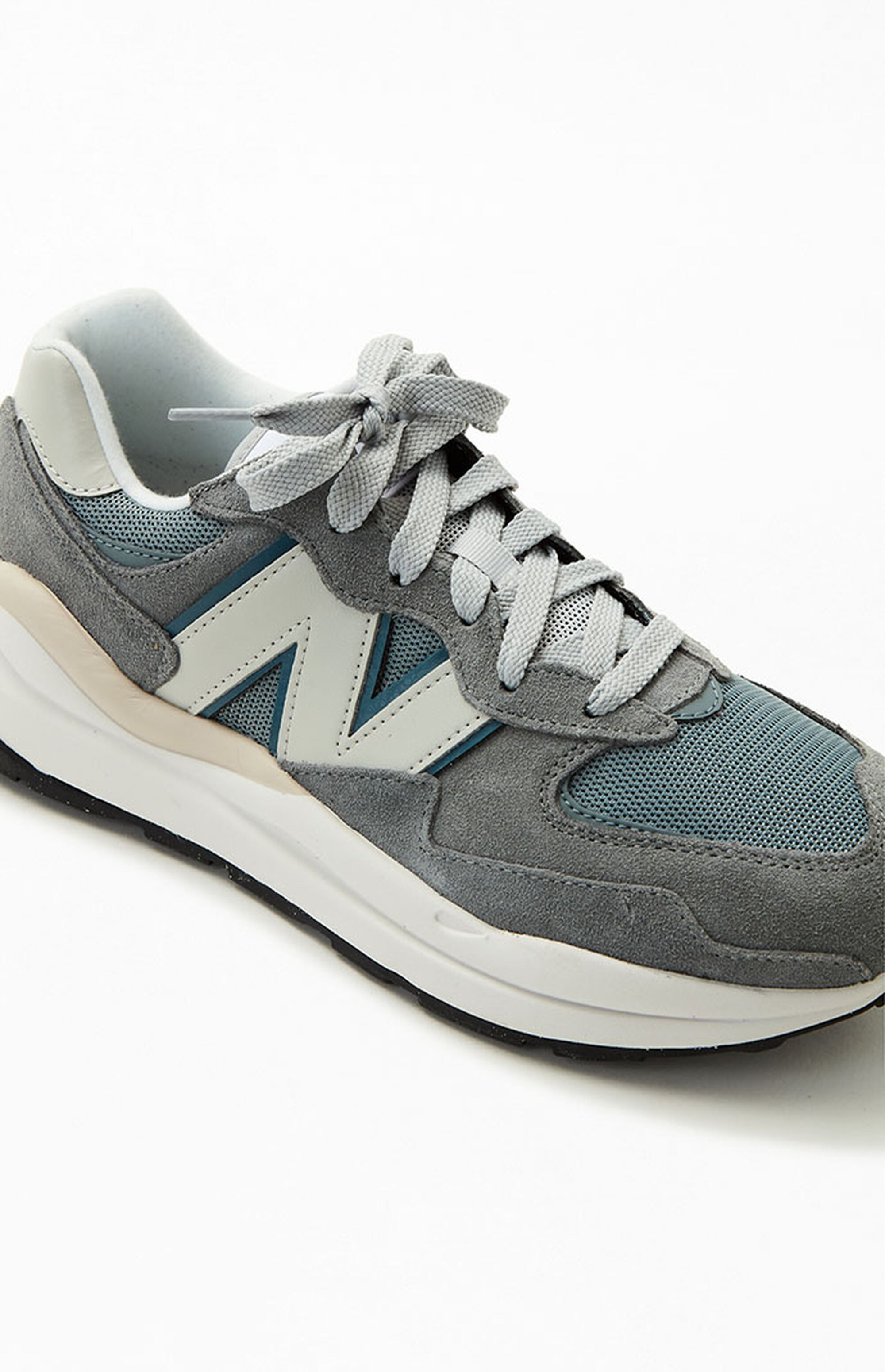 New Balance Gray/Blue 5740 Shoes | PacSun