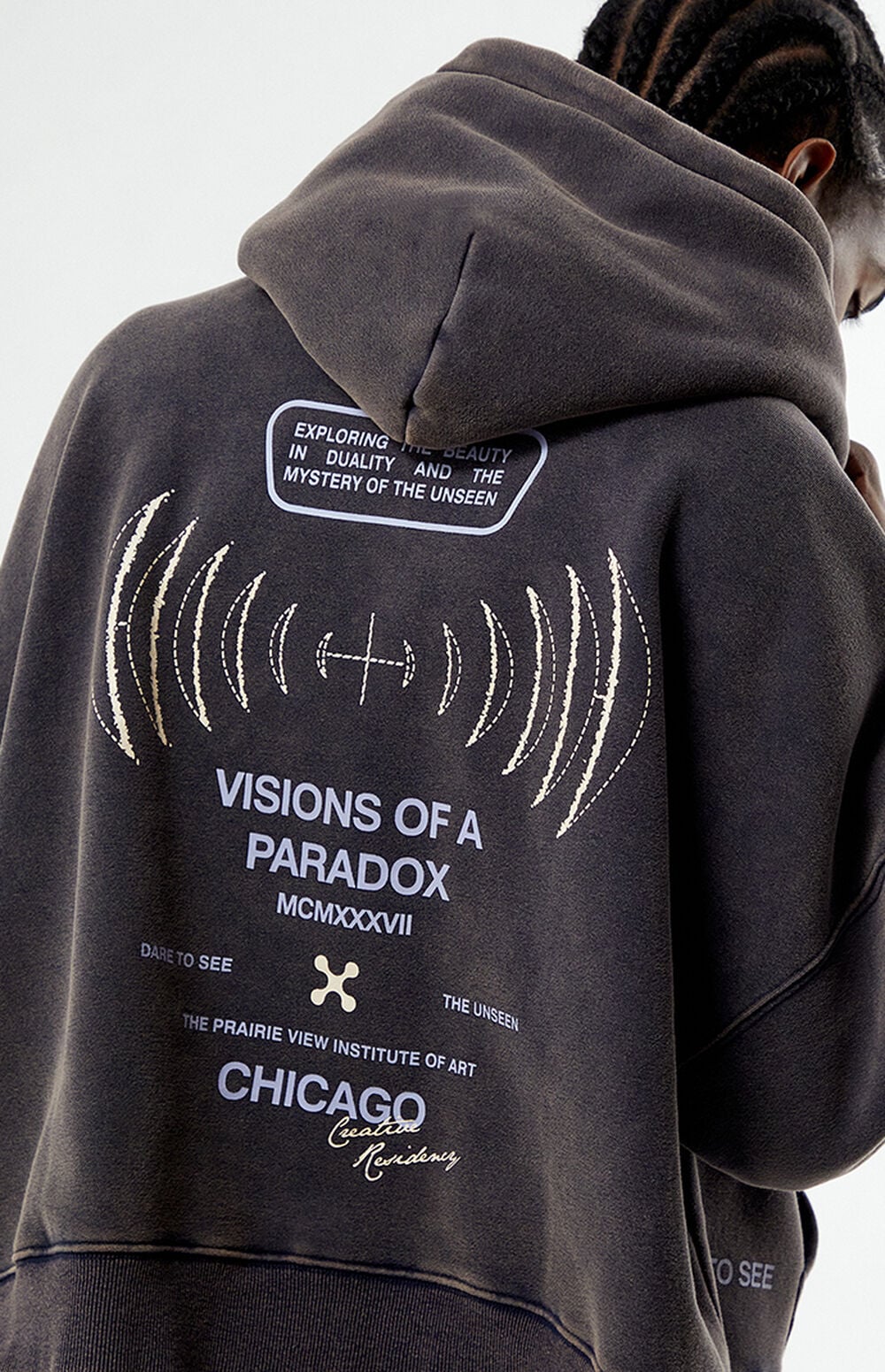 Pacsun Visions of Paradox Cropped Hoodie | Pacsun