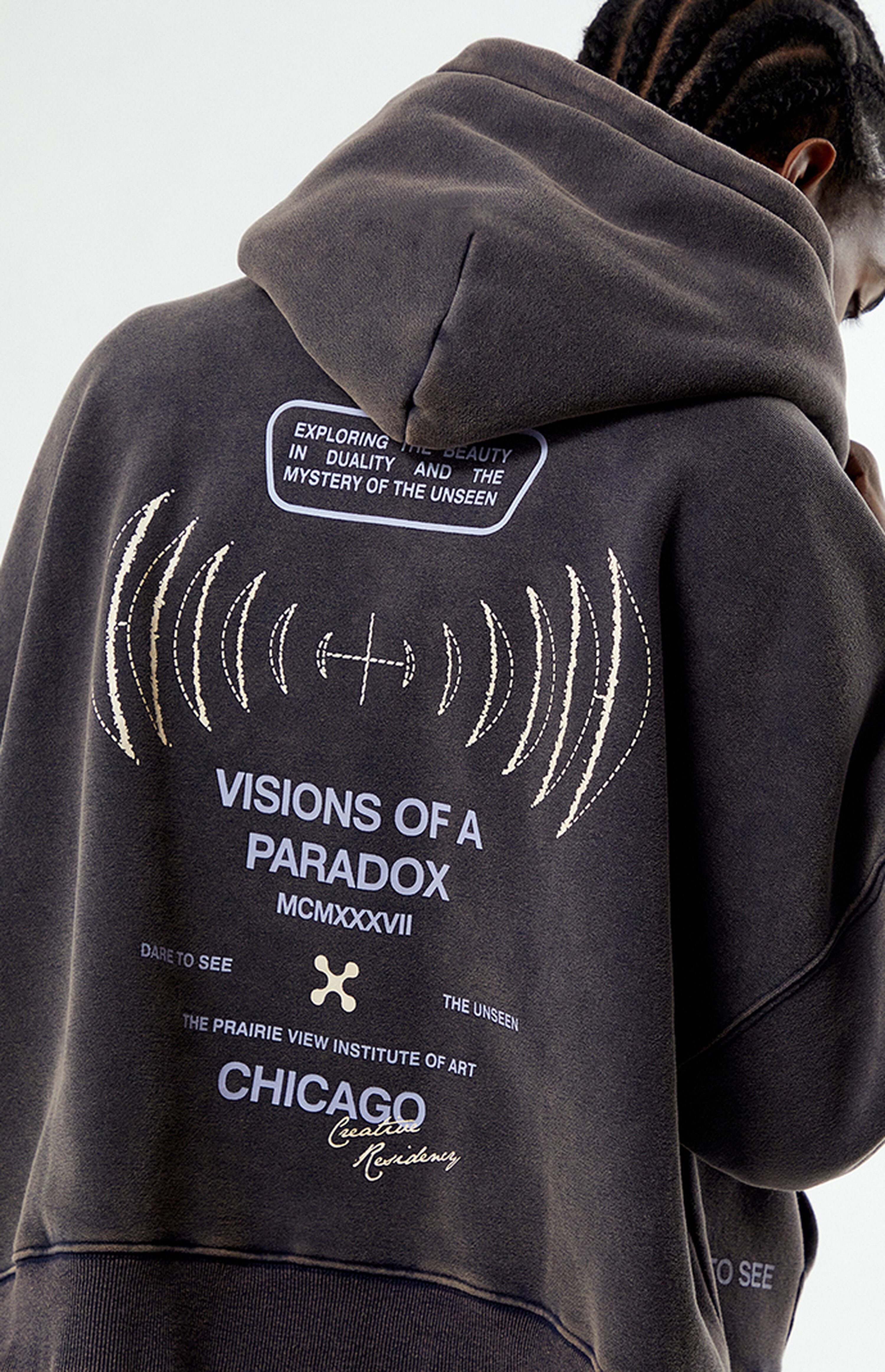 Pacsun Visions of Paradox Cropped Hoodie | Pacsun