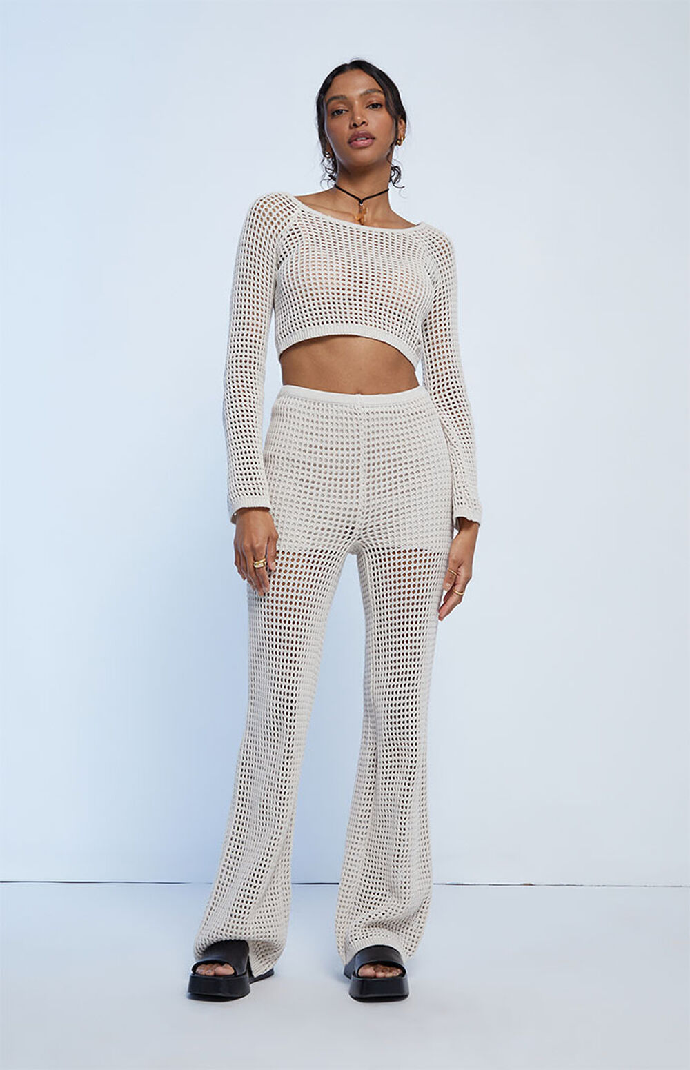 LA Hearts Ava Crochet Pants | PacSun