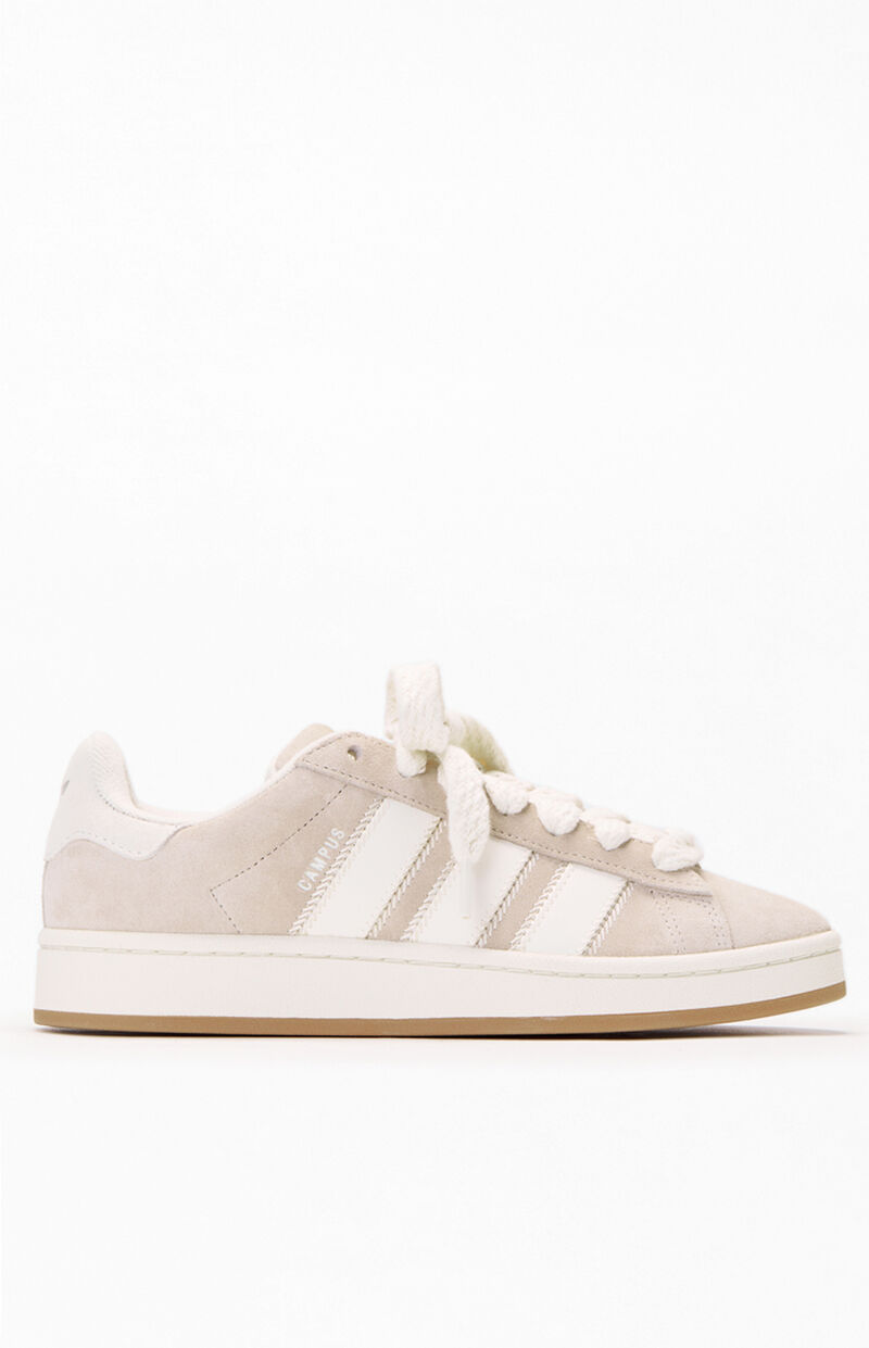 adidas Women's Tan & White Campus 00s Sneakers | Pacsun