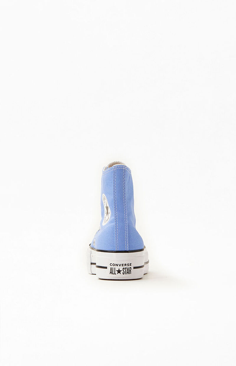 Converse Blue Chuck Taylor All Star Lift Platform High Top Sneakers ...