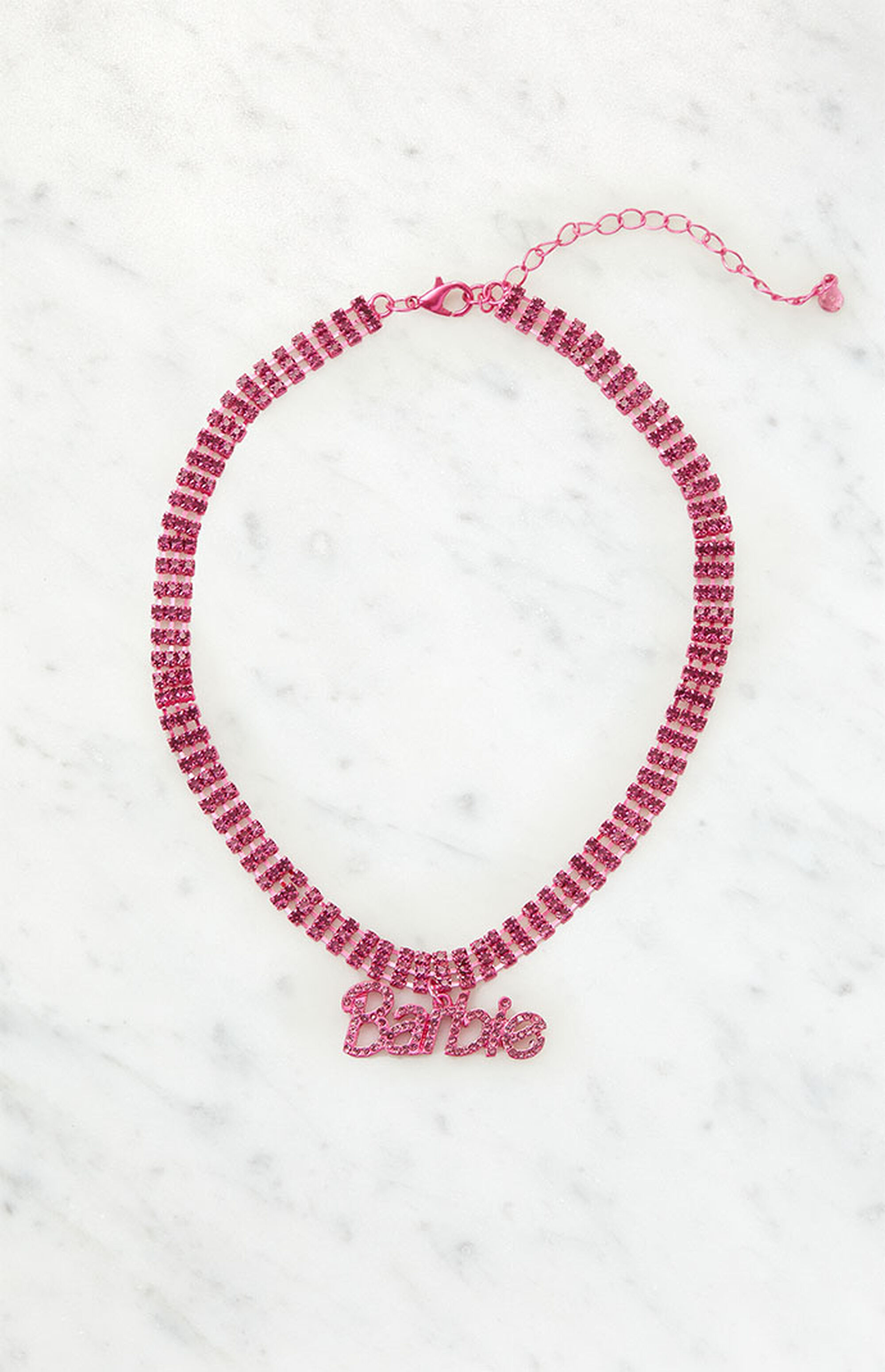 Barbie Pink Choker Necklace | Pacsun