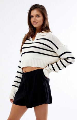 LA Hearts Pull-On Linen Shorts | PacSun