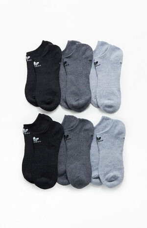 adidas 6 Pack Trefoil No Show Socks | PacSun