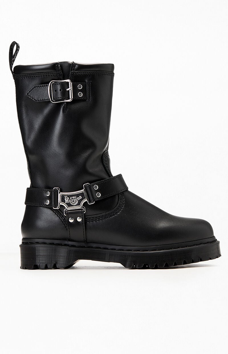 Dr Martens Anistone Hi Leather Biker Boots | PacSun