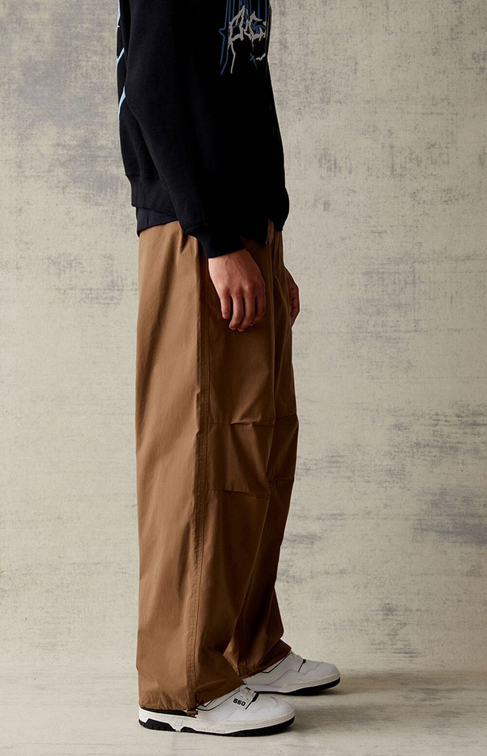 Pacsun Canvas Brown Parachute Pants | PacSun