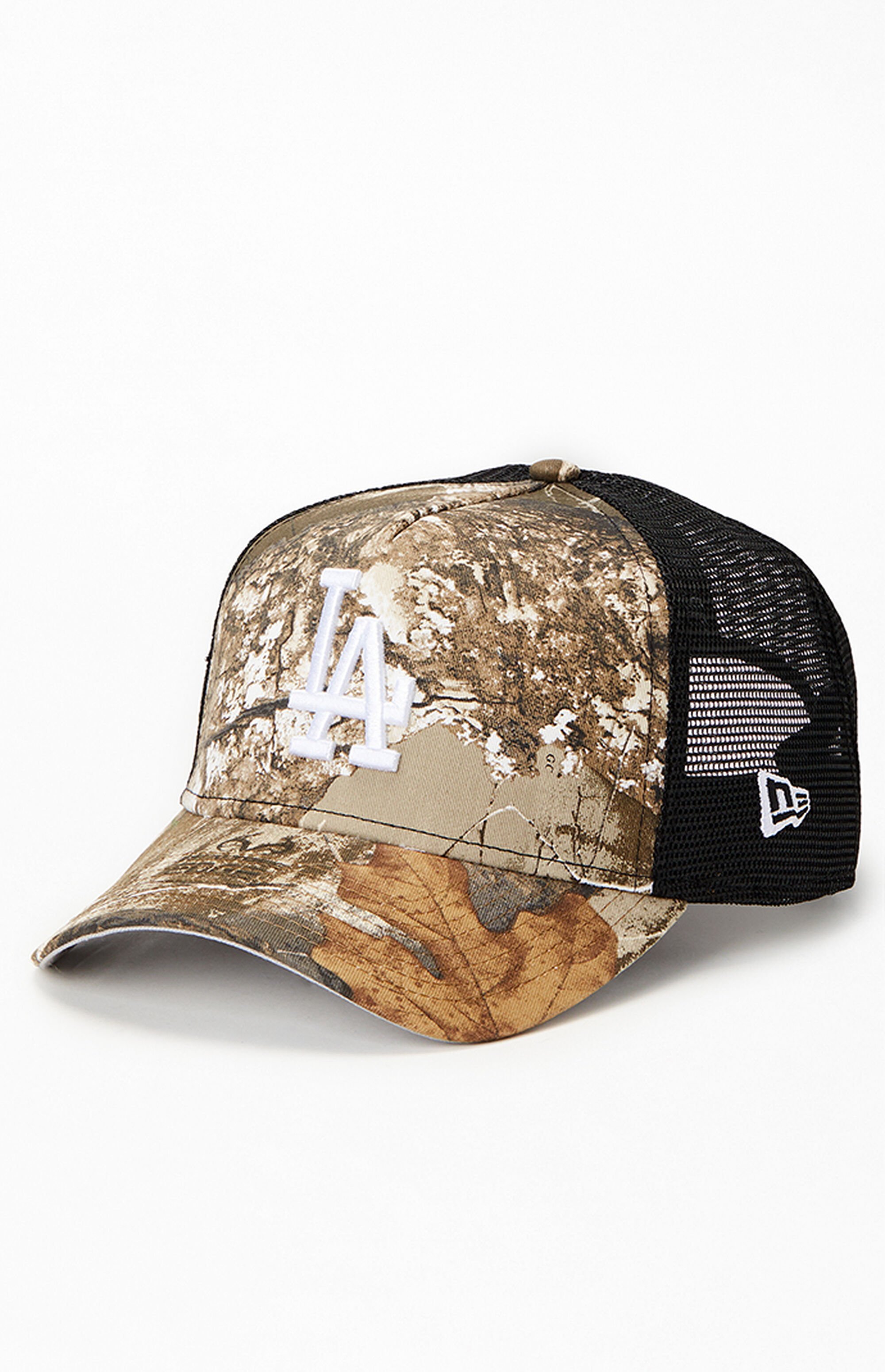 New Era LA Dodgers Camo 9FORTY Trucker Hat | PacSun