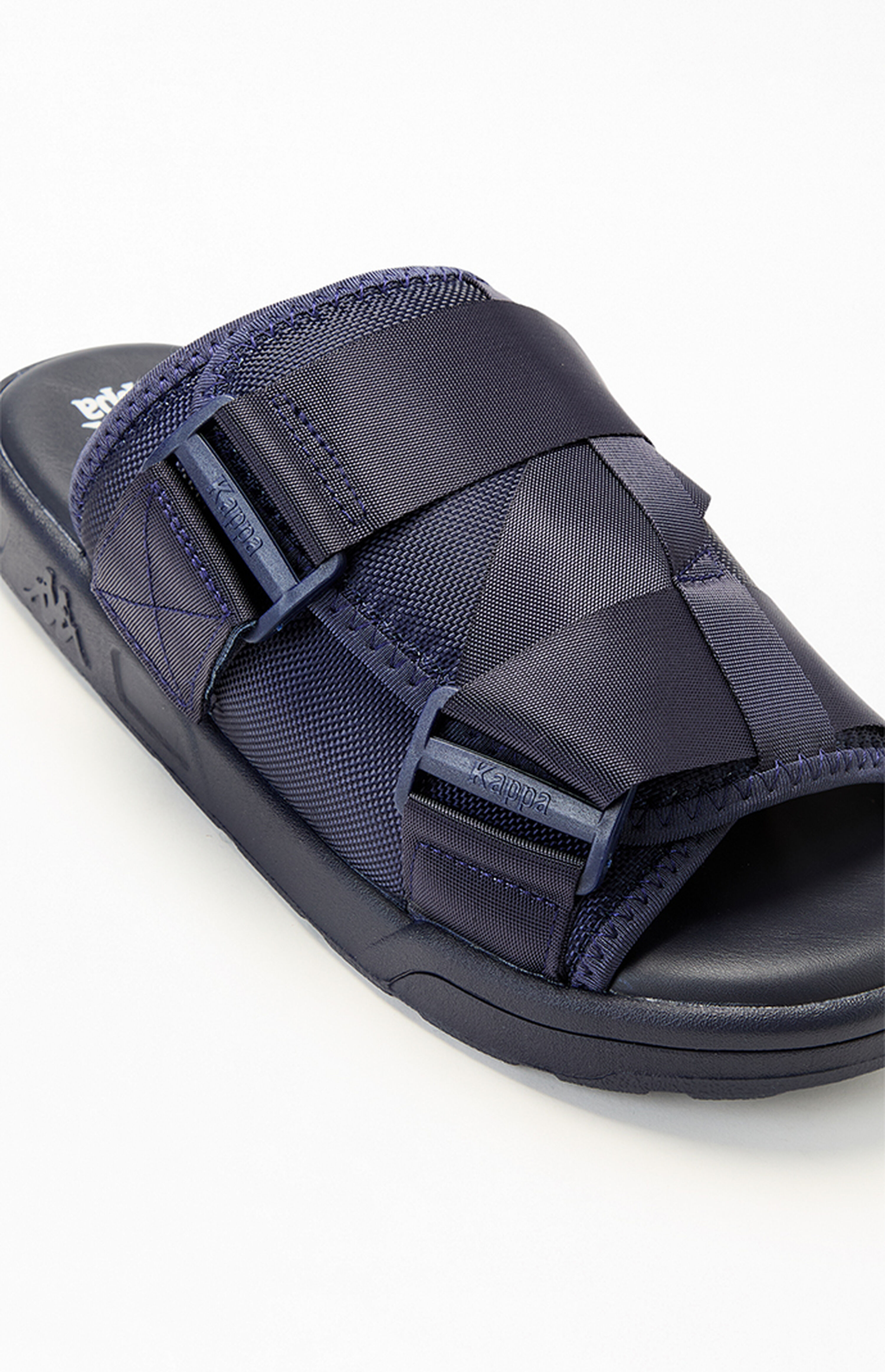 Kappa Navy Authentic Bastian 1 Slide Sandals | Pacsun