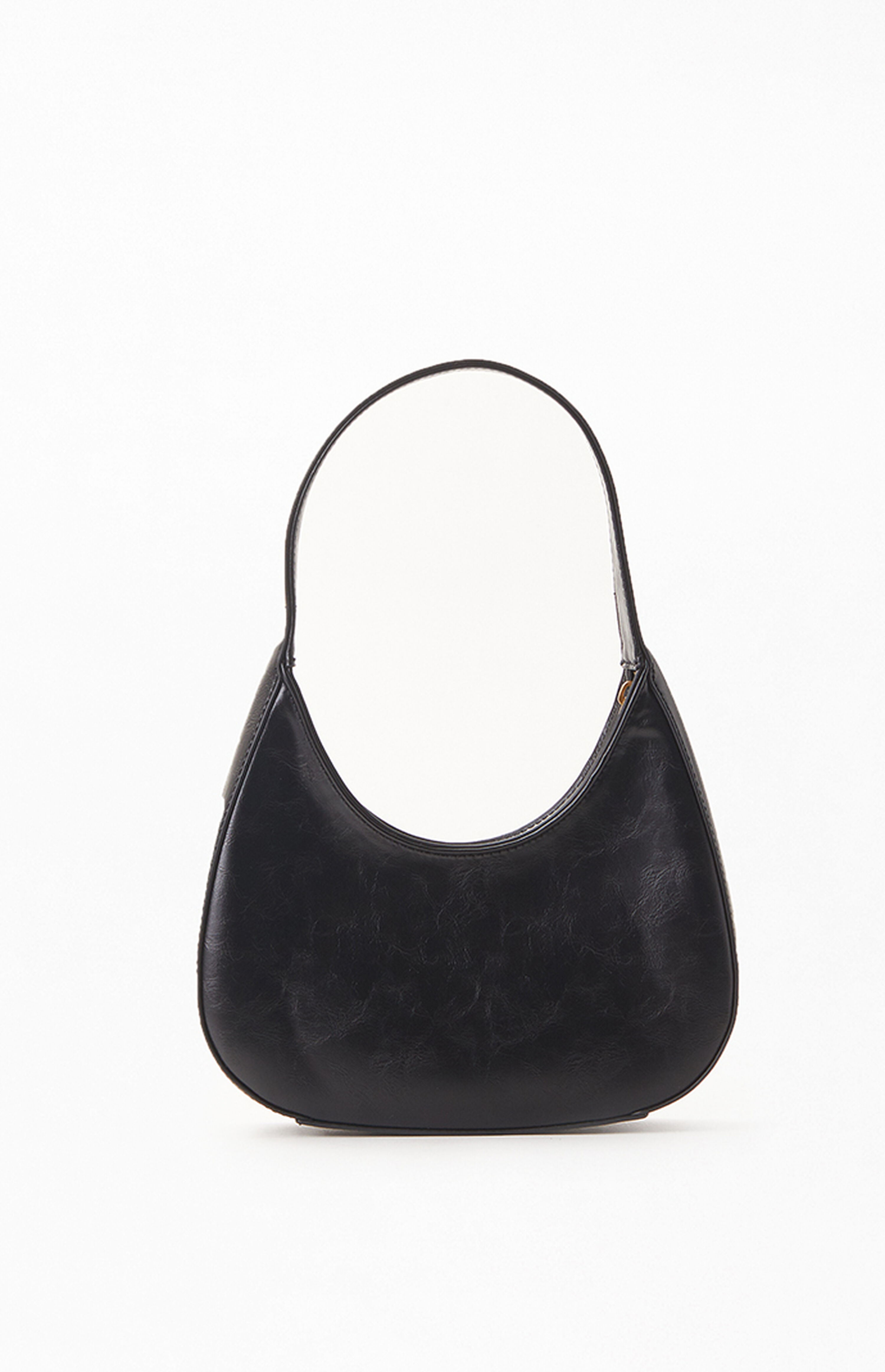 John Galt Black Faux Leather Purse | PacSun