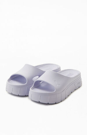 Puma Women's Lavender Mayze Stack Injex Slide Sandals | PacSun