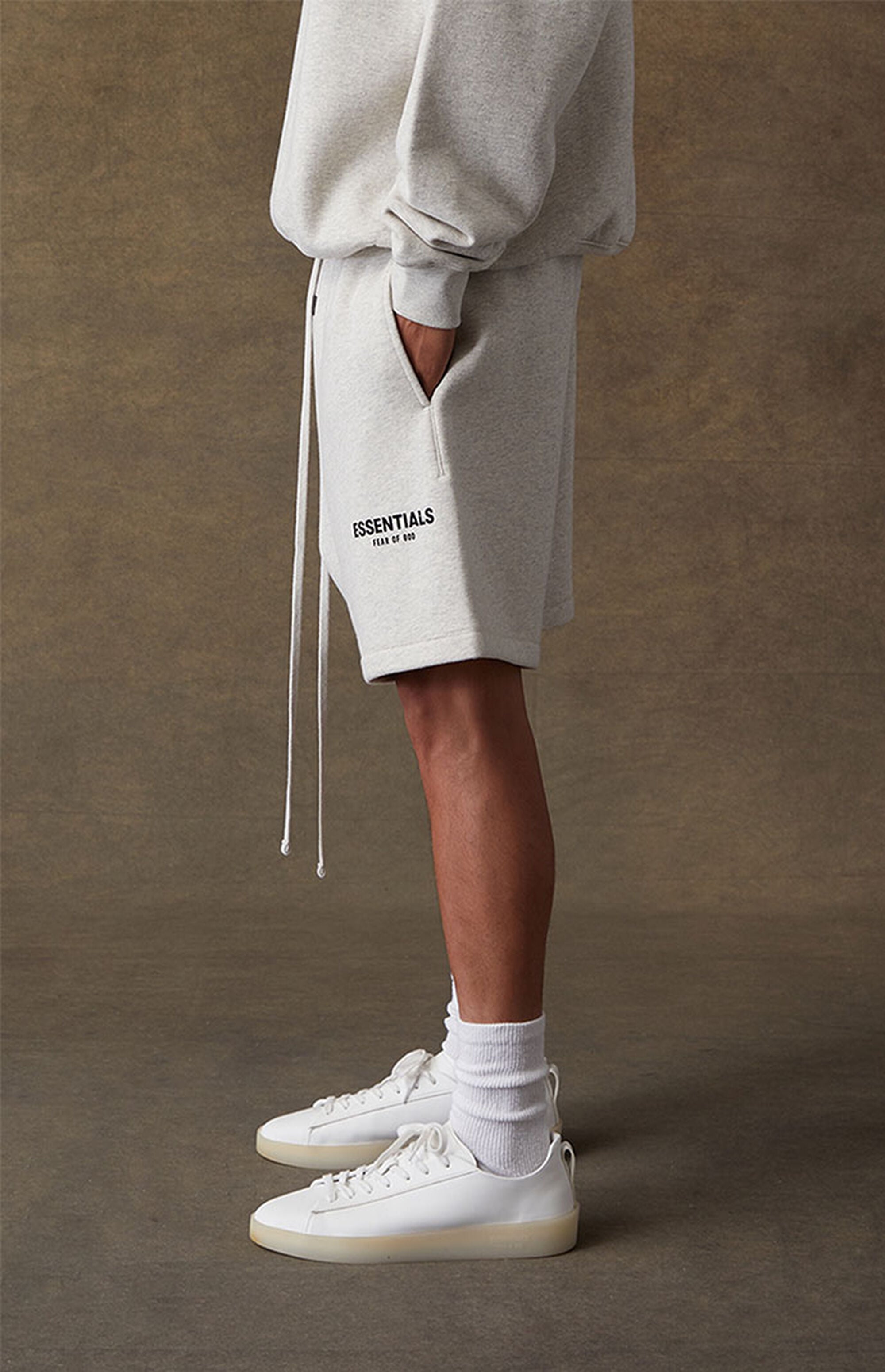 Light Oatmeal Sweat Shorts
