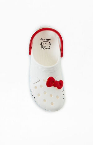 hello kitty white crocs